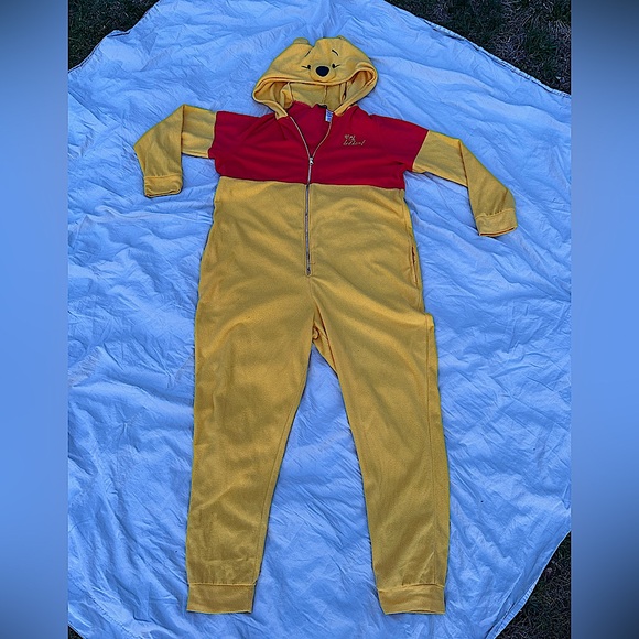 Disney | Costumes | Comfiest Size Fits All Winnie The Pooh Onesie ...